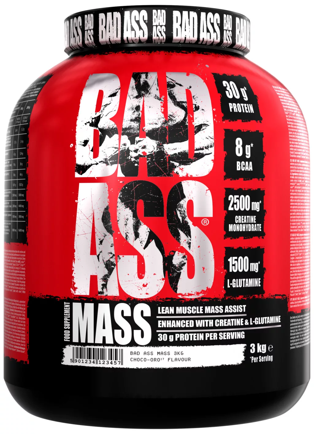 Bad Ass Nutrition Bad Ass Mass 3 kg - bodyshop17.hu